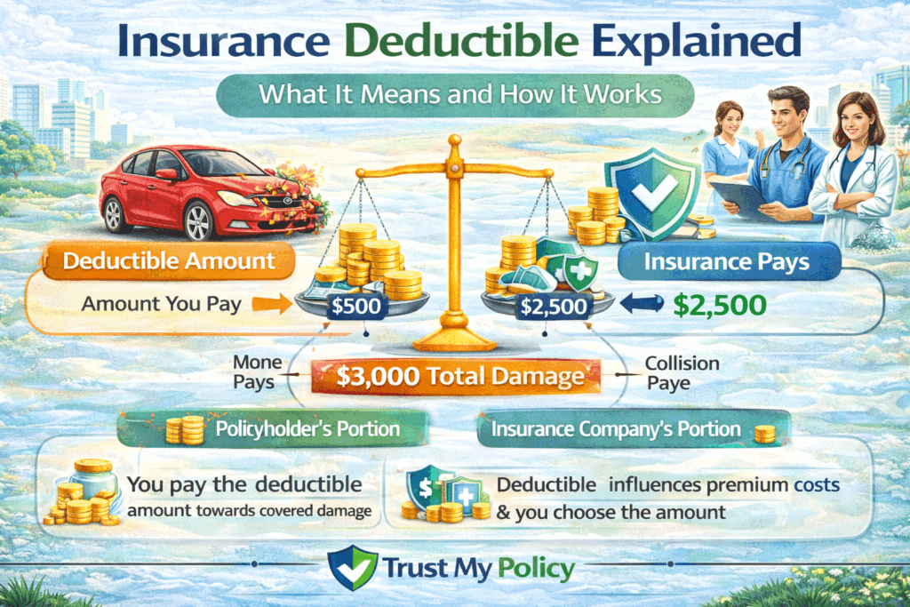 What Is Deductible in Insurance? Full Plain-English Guide 2026 | Trust ...